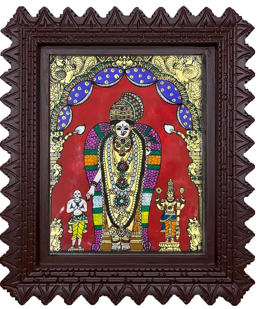 Aandal Glass Painting | Gifting | – Vinayaka Art Gallery