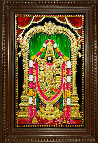 Balaji | Tanjore Painting | Vinayaka Art Gallery | Buy Online